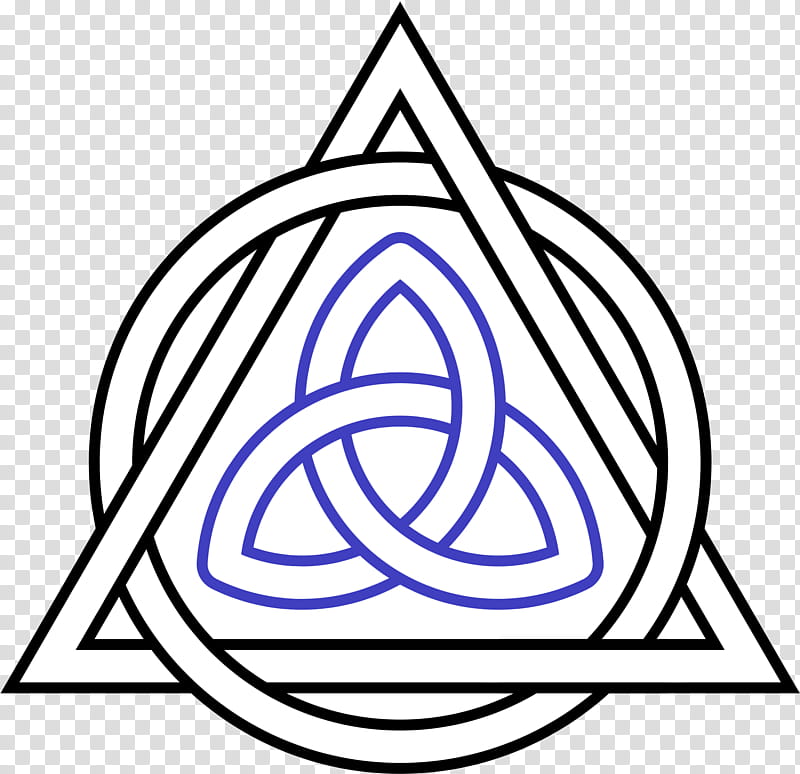 Equilateral Triangle Triquetra Circle Symbol Logo Celtic Knot 