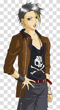 Personaje Nakatsu Takeshi de Kaze no Satsui, __丈士_斜め_私服差分1_叫ぶ1 ...