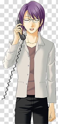 Personaje Haruki de Kaze no Satsui, __治樹_正面_電話_安堵2 icon transparent ...