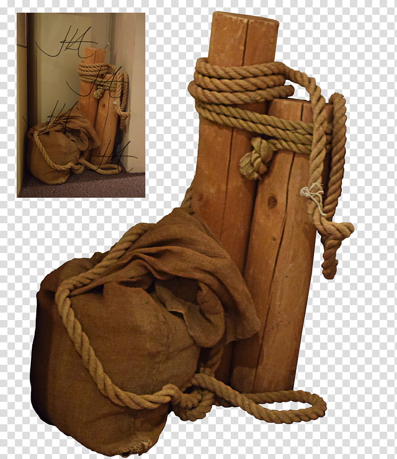 Dock Post updated, brown rope and bag transparent background PNG ...