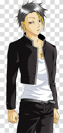 Personaje Nakatsu Takeshi de Kaze no Satsui, __丈士斜め_制服_怒り4 transparent ...