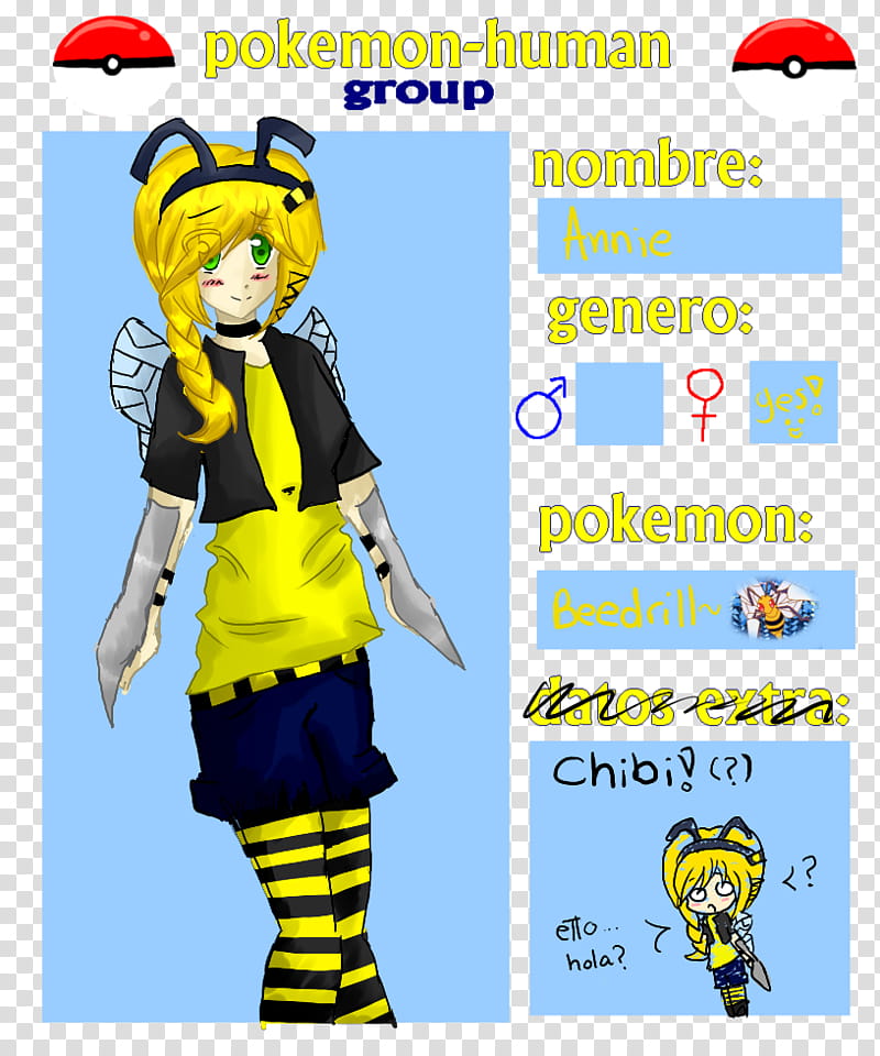 ::ficha:Annie:Pokehumans-group:: transparent background PNG clipart ...