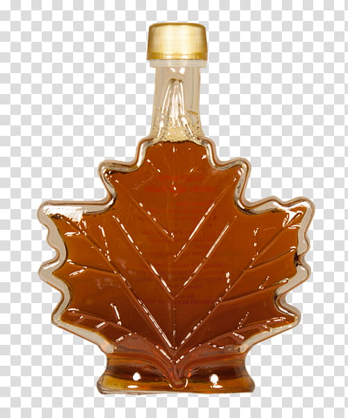 Maple Leaf Liqueur Maple Syrup Sauce Bottle Condiment Sauces